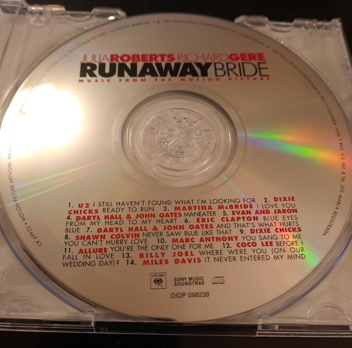 Runaway Bride Music From The Motion Picture CD 1999 Sony 74646992326| eBay