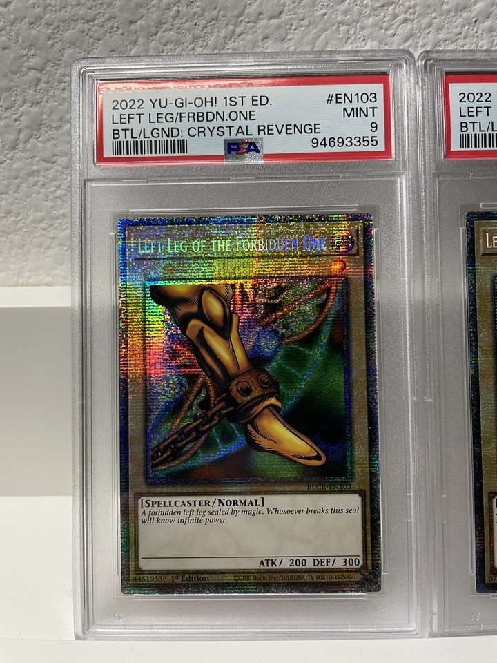 Yu-Gi-Oh! TCG Exodia the Forbidden One Starlight Set PSA 10s & 9s BLCR ...