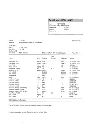 5 Litre Transformer Mineral Insulating | Grelly USA