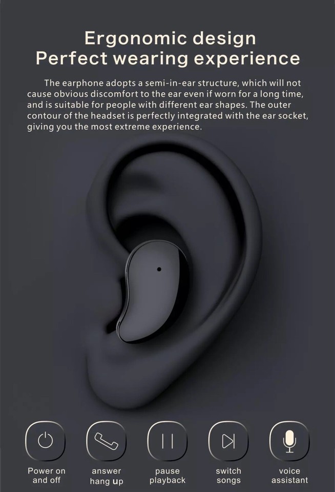 Smart wearable headset 2 in 1 sports watch With earphones. | eBay