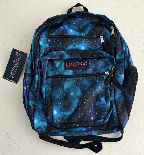 JanSport Big Student Backpack 17.5” Night Sky Galaxy Cyberspace SPACE ...