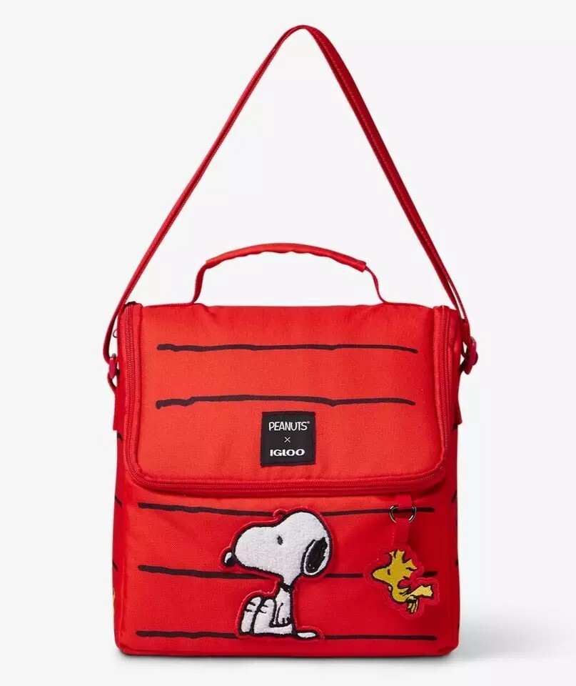 NWT IGLOO X PEANUTS Insulated Red Snoopy's House 12-can Lunch Pail ...