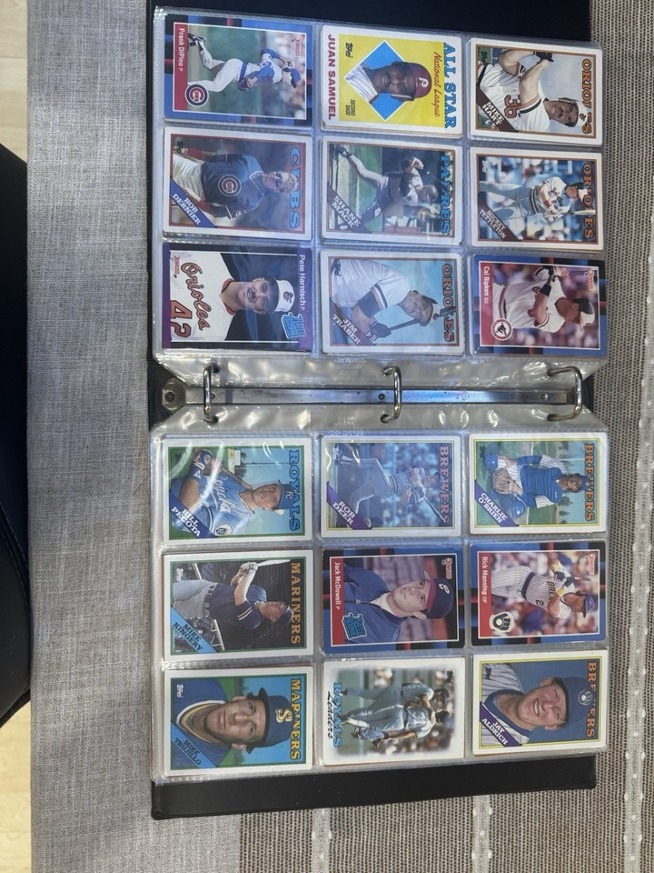 Hygrade Vintage Baseball Card Collection Album Over 400 Baseball Cards ...