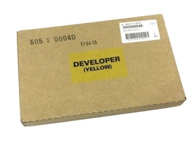 505S00040 - Versant 80 180 2100 3100 Yellow developer powder. New OEM ...