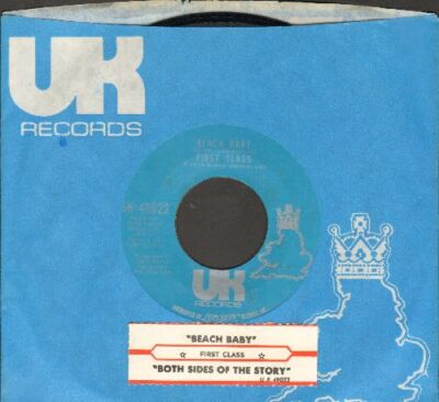 First Class - Beach Baby UK 49022 Vinyl 45 rpm Record | eBay
