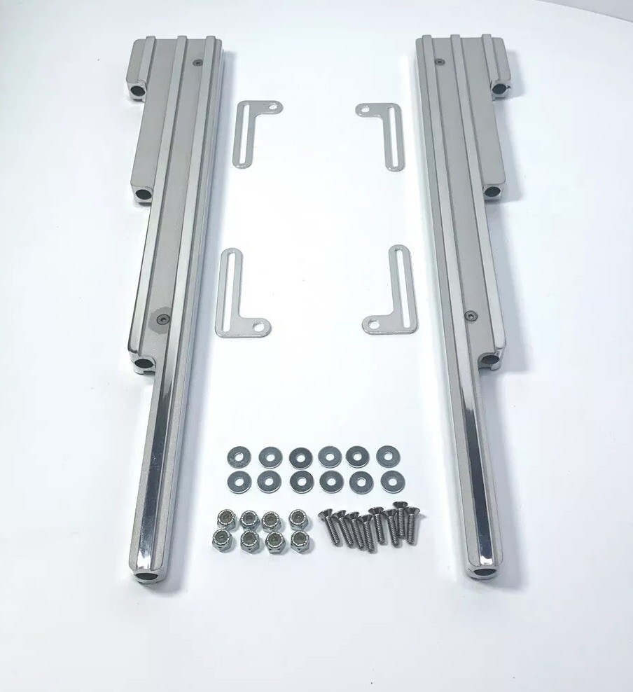 Universal Finned Polished Aluminum Spark Plug Wire Loom Separators ...