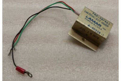 A-00258-1, 587-863, Nos Lamar Aircraft Alternator INOP Switch | eBay