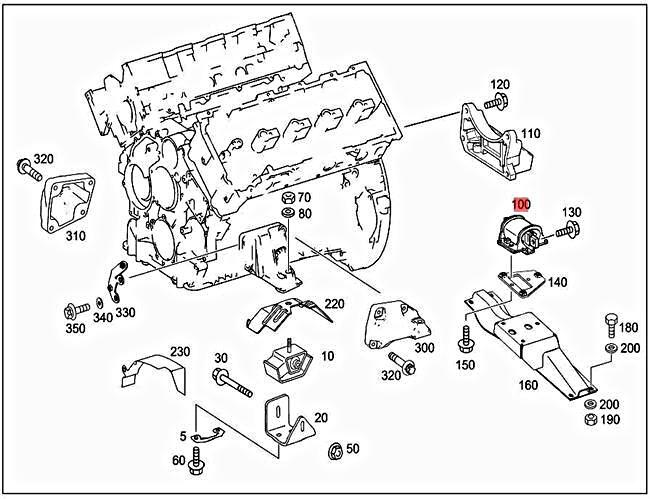 Genuine MERCEDES A207 C204 C207 C218 R172 R230 R231 Rubber bushing ...