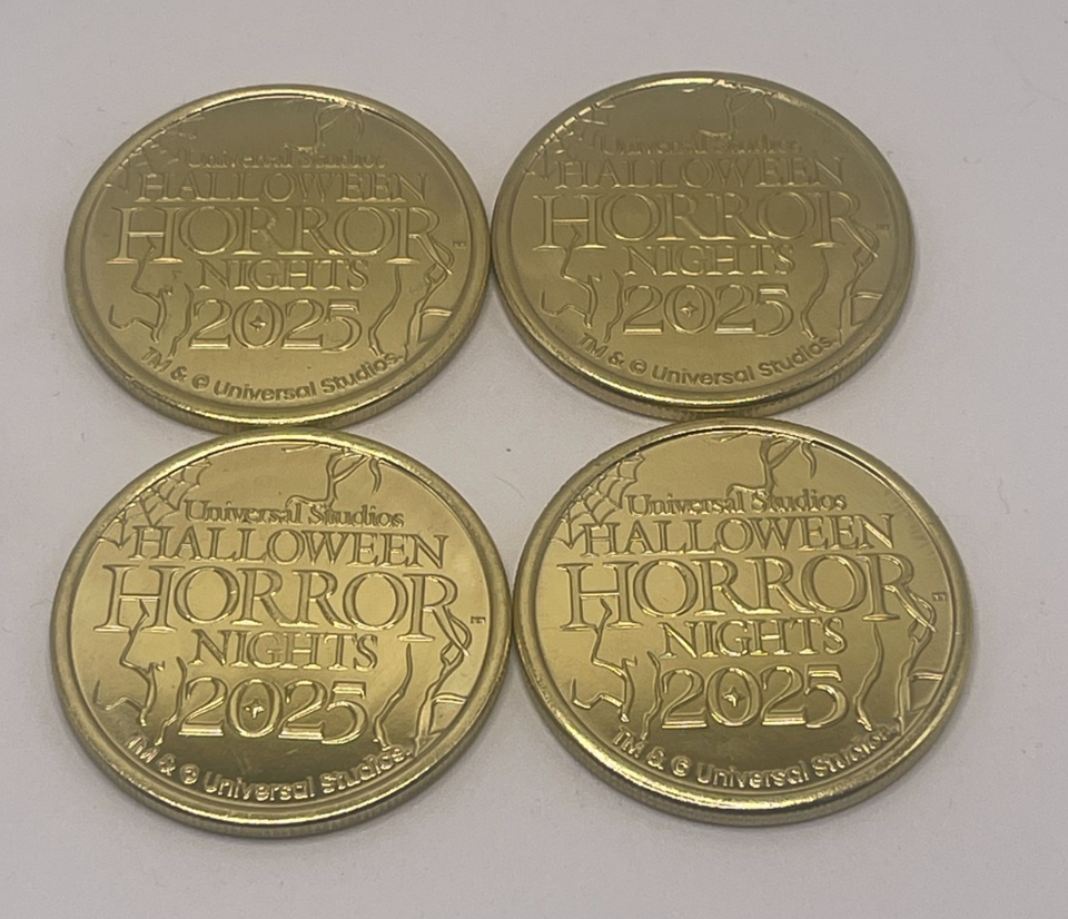Halloween Horror Nights HHN 2025 HHN25 Tribute Store Art Medallion Coin ...