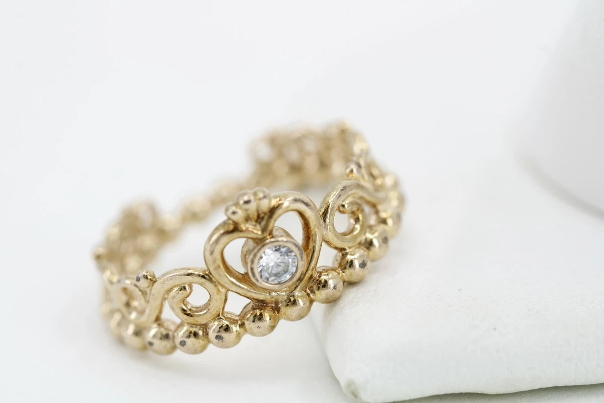 PANDORA My Princess Tiara Ring 167158CZ-54, 55% OFF