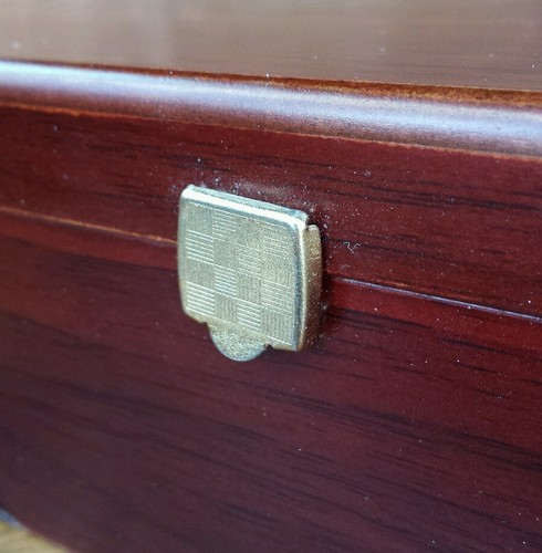 Bentleys Finest Teas Burgundy Wood Storage Box Container 6 Flavor ...