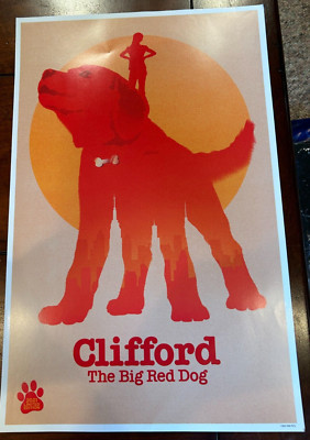 CLIFFORD The Big Red Dog 11x17 CINEMARK 2021 Miniture MOVIE POSTER ...