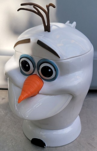 Disney "Frozen on Ice" Olaf Plastic Mug/Cup with Hinge Lid & Handle ...