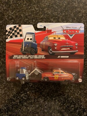 DISNEY PIXAR CARS 2 pack Double Clutch Daley & Jet Robinson | eBay