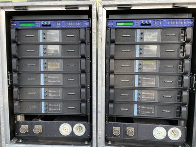 Lab Gruppen FP7000 Power Amplifier (LOT OF 6) XTA DP448, DISTRO, RACK ...