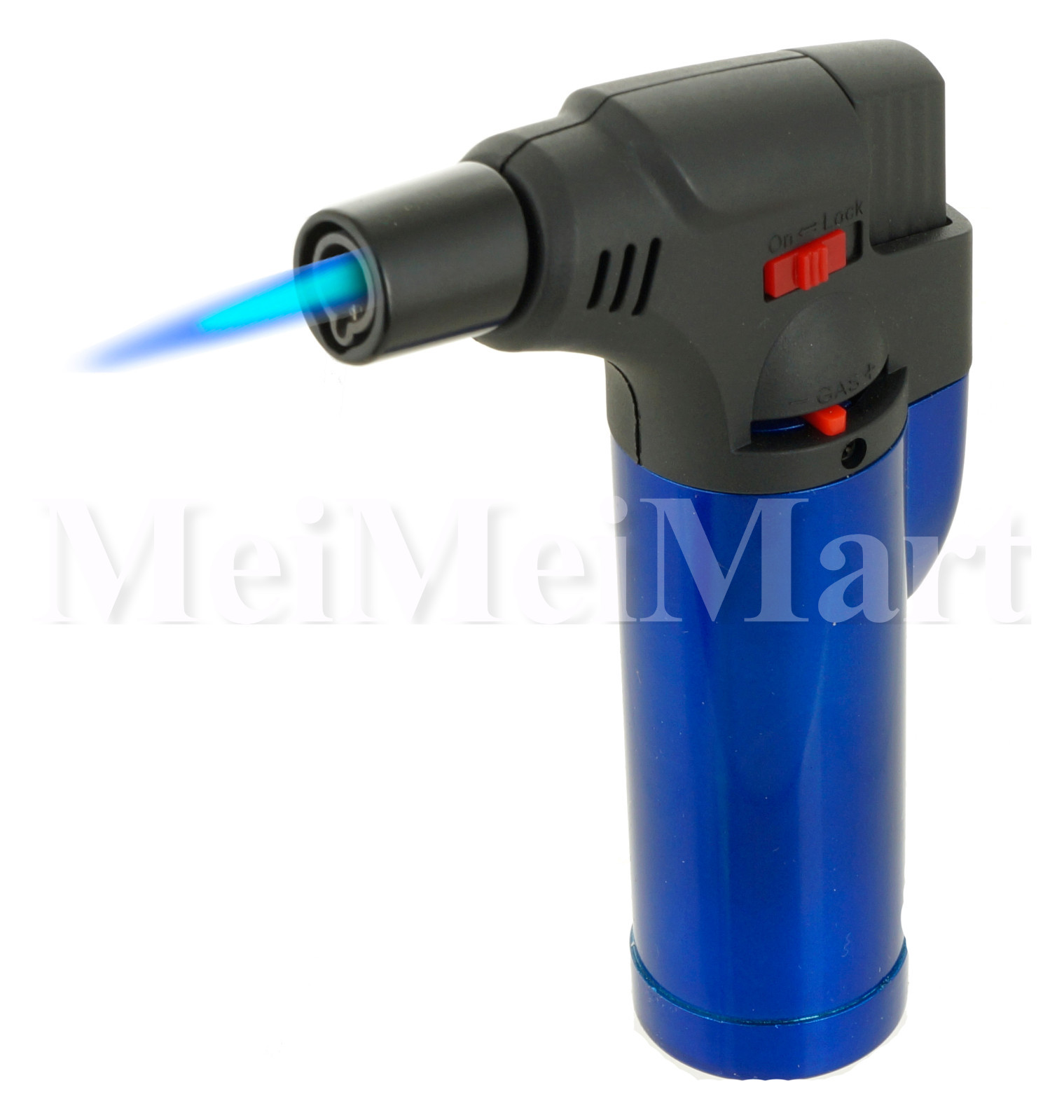 4Pack Jumbo 4" Jet Flame Torch Gun Lighter Refillable Lockable ...