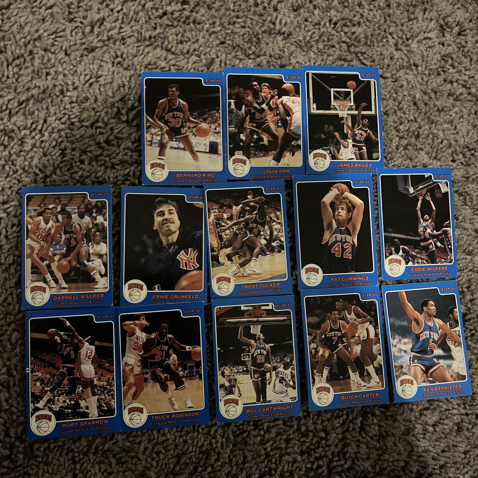 Lot Of 13 1984 Star Knicks Basketball Cards (King and Orr) | eBay
