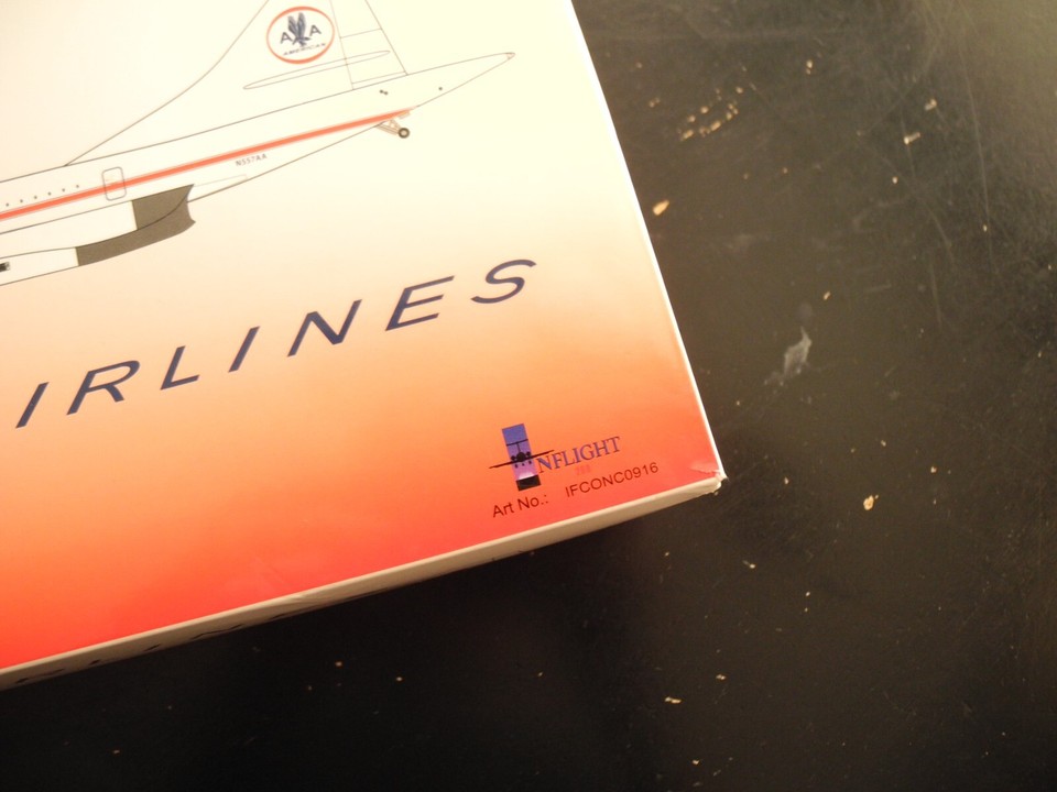 Very RARE Inflight CONCORDE American Airlines, 1:200, Limited! Perfect ...