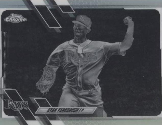 2021 Topps Chrome - Ryan Yarbrough #175 Negative Refractor for sale ...