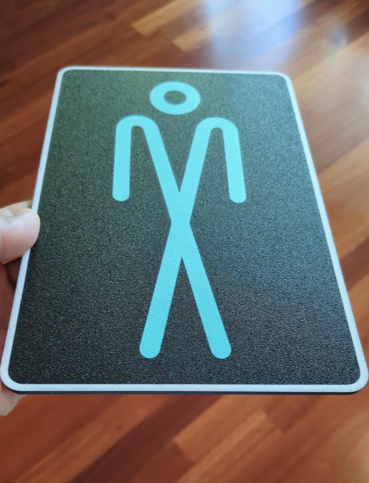 Men's Restroom sign | eBay