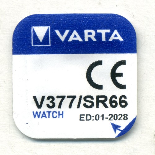 10 x 377 Varta SR626SW V377 D377 SR66 1.55V Silver Oxide Watch Cell ...