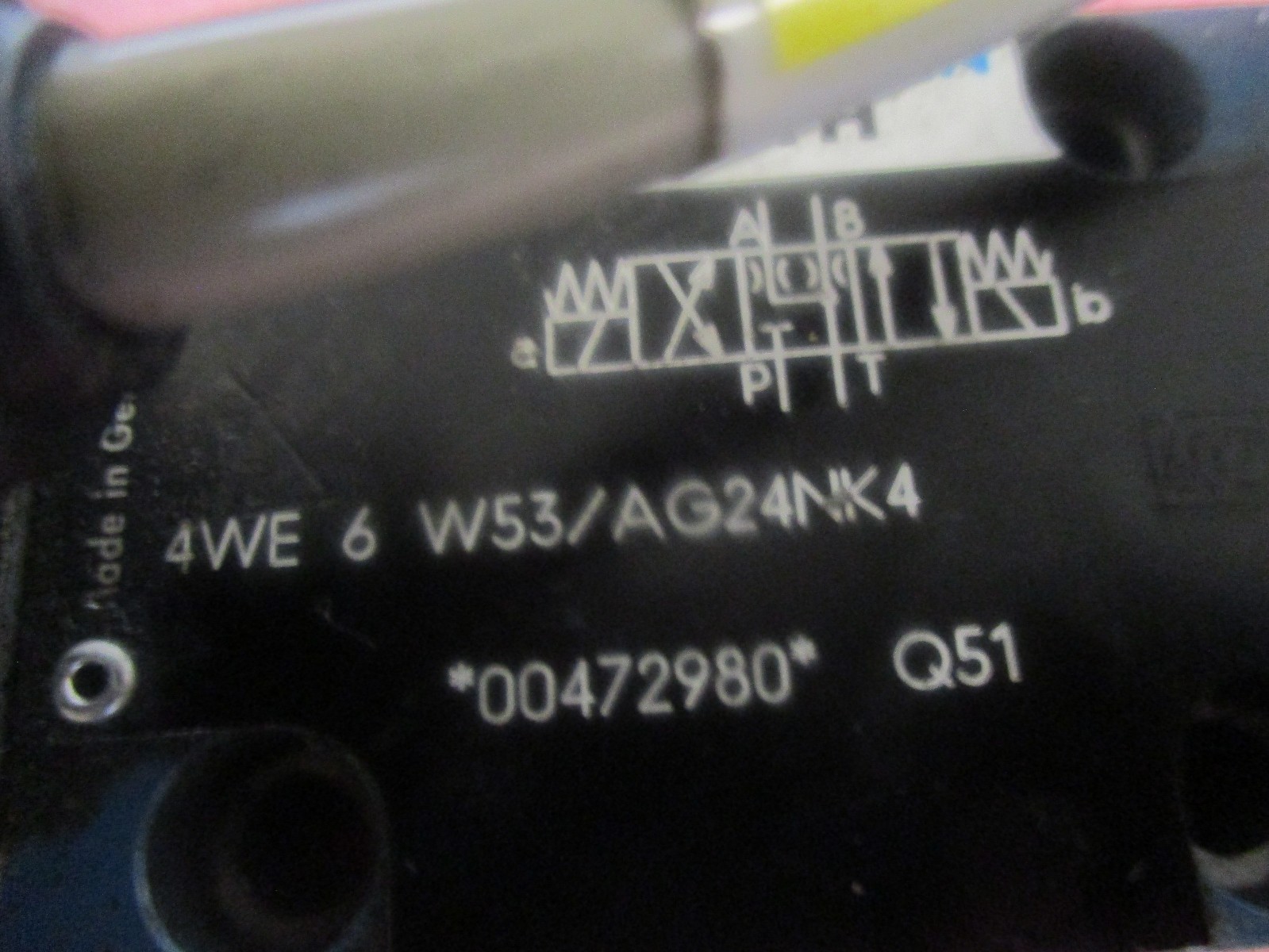 Mannesmann Rexroth Modèle: 4we 6 W53/Ag24nk4 Poussoir Hydraulique