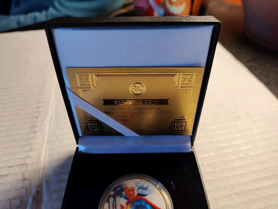2020 Donald Trump President 24 Karat Gold Commemorative Coin Keep ...