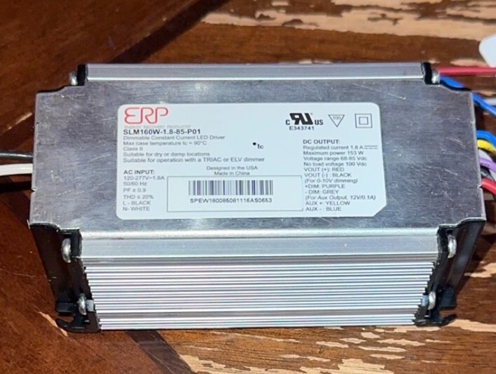 ERP SLM160W-1.8-85-P01 Constant Current LED Driver | eBay