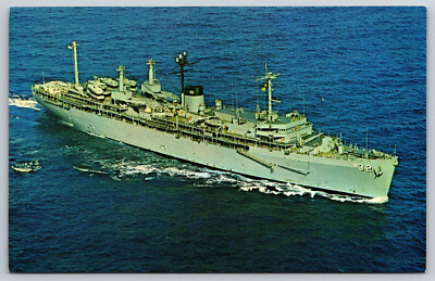 Postcard USS Holland AS-32 Submarine Tender Ship US Navy Ship F12 | eBay