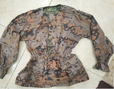 GERMAN M42 OAK LEAF CAMO REVERSIBLE FIELD SMOCK TACTICS WW2 JACKET SIZE ...