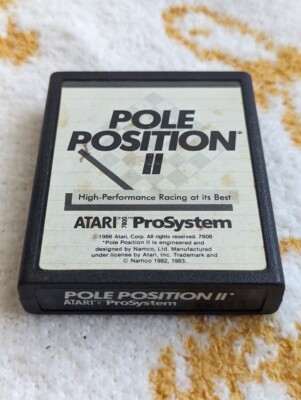 Pole Position II (Atari 7800, 1986 - Tested Working Vintage Classic ...