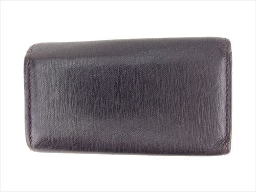 Dunhill Key case Key holder Brown leather Woman unisex Authentic Used ...