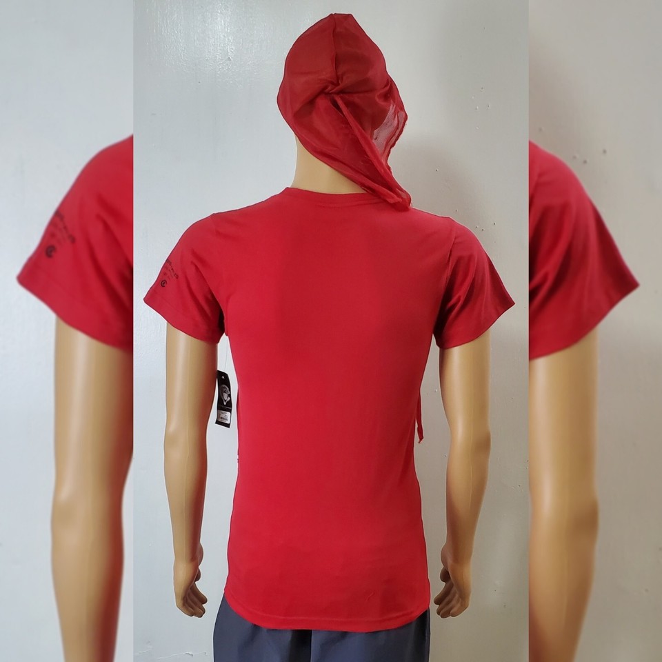 CROOKS & CASTLES OVP MEDUSA TEE MEN'S CREW NECK SHORT SLEEVE SIZE L RED ...