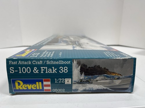 REVELL 1/72 SCALE GERMAN FAST ATTACK CRAFT S-100 & FLAK 38 - MODEL KITT ...