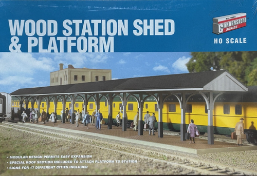 WOOD STATION CANOPY & UBRELLA PLATFORMS RURAL DEPOT HO Scale KIT 933 ...