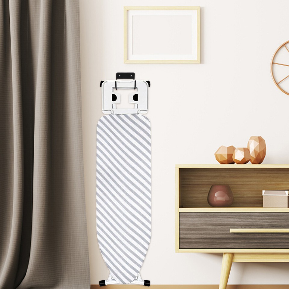 Wire Shelving Rack Hanging Iron Board Hanger Ironing Wall Bracket | eBay