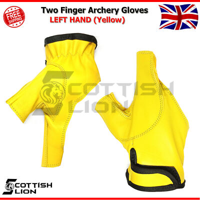 SL Longbow Archery Hunting Gloves Hunting Protective Leather Glove 2 ...