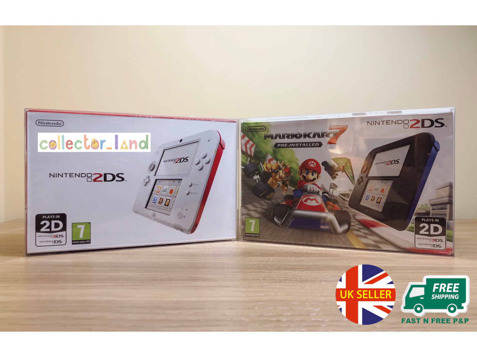 1 x BOX PROTECTOR for Nintendo 2DS Console Box STRONG PET PLASTIC ...