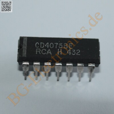 2 x CD4075BE CMOS Triple 3-Input OR Gate RCA DIP-14 2pcs | eBay