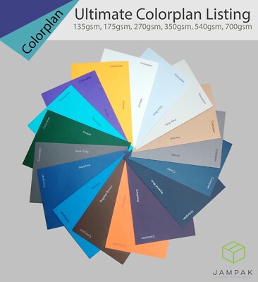 Ultimate Colorplan A4 Premium Colours 135gsm/175gsm/270gsm/350gsm ...