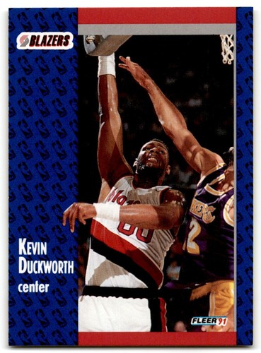 1991-92 Fleer Kevin Duckworth Portland Trail Blazers #169 | eBay