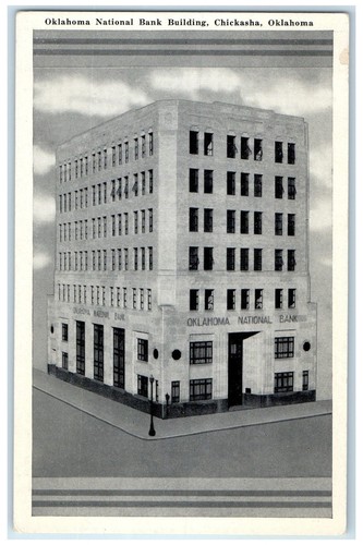 c1940's Oklahoma National Bank Exterior Chickasha Oklahoma OK Unposted ...