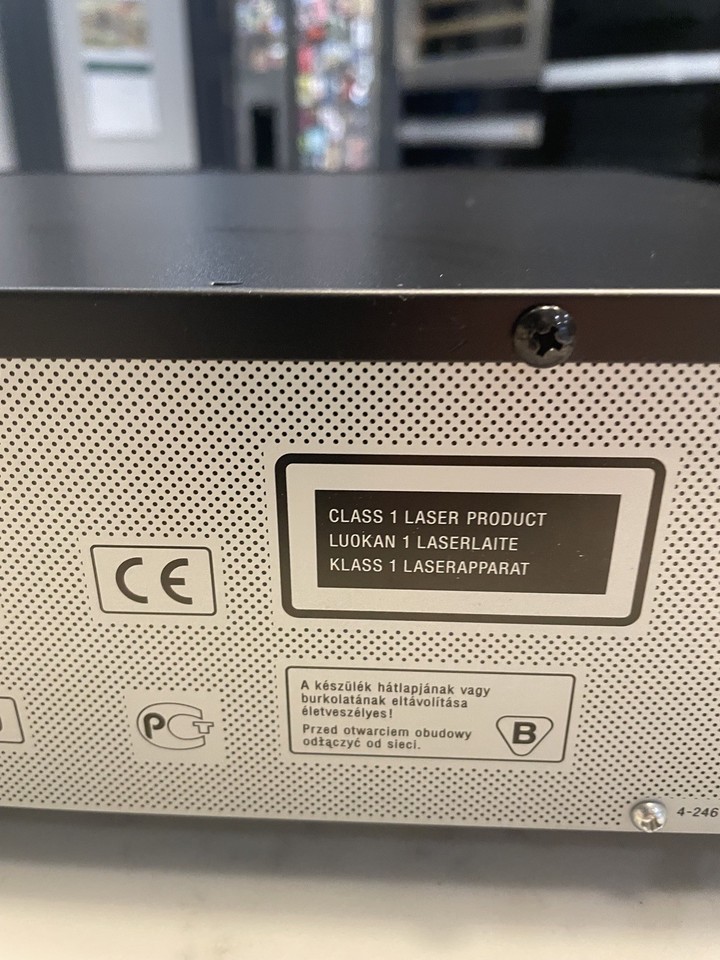 Sony RCD-W100 Combination Audio CD Recorder Black In Excellent ...