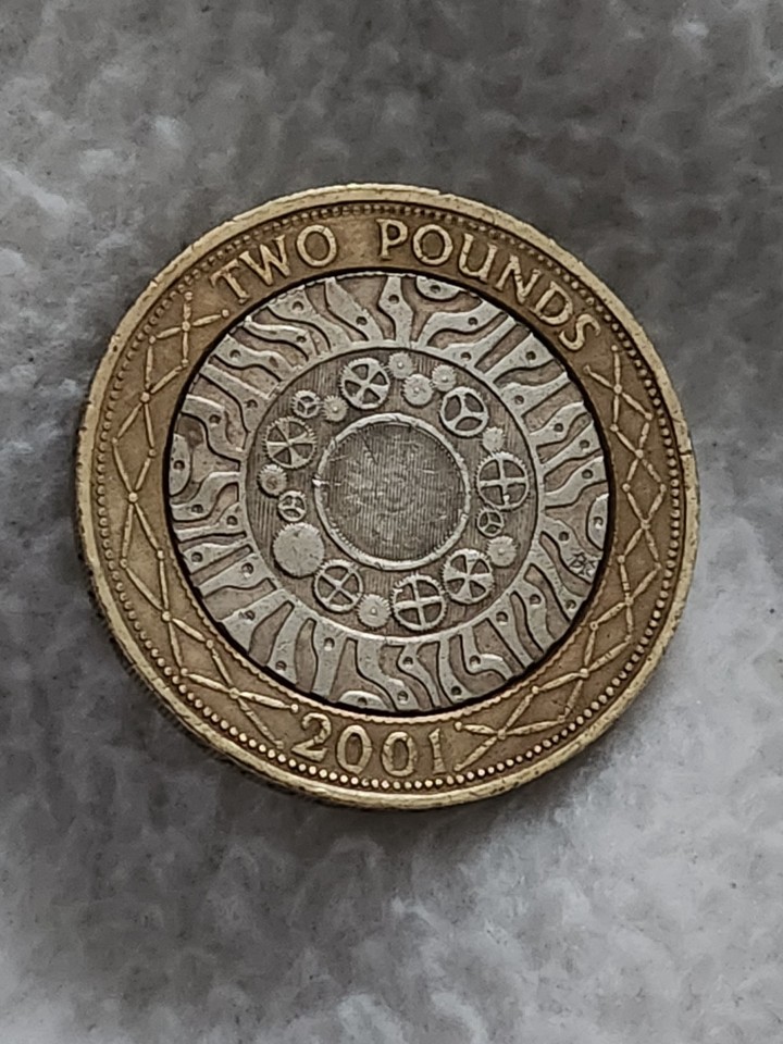2001 2 pound coin with error | eBay UK