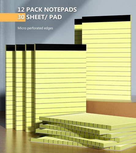 12 Pack Note Pads 3x5 Inch, Small Notepad, Pocket Notepads for Daily ...