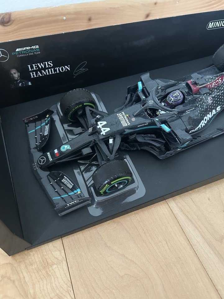 Minichamps 2020 Lewis Hamilton Mercedes W11 Turkey GP F1 Champion 1/18 ...