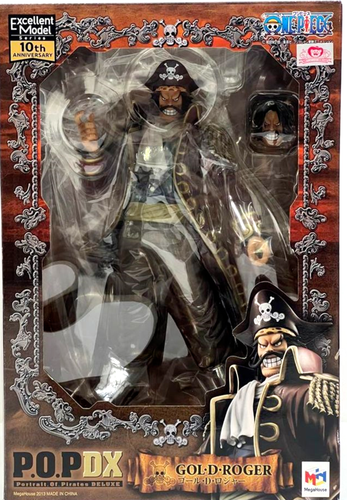 One Piece POP DX Excellent Model 10th Action Figure Statue Gol D Roger ...