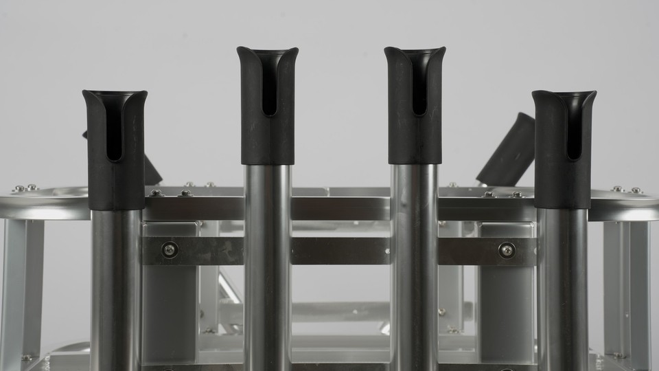 Aluminum Jet Ski PWC Fishing Rod Rack & Cooler Combo - Compatible with ...