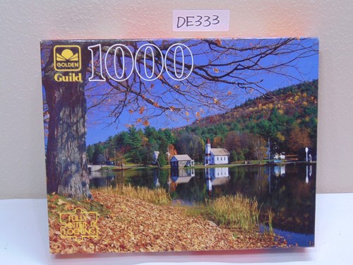 Golden Guild BRANT LAKE 1000 Piece Puzzle Fully Interlocking New Sealed ...