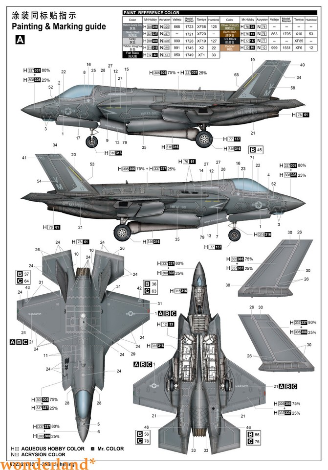 Trumpeter 03232 1/32 Scale F-35B Lightning Model Kit | eBay